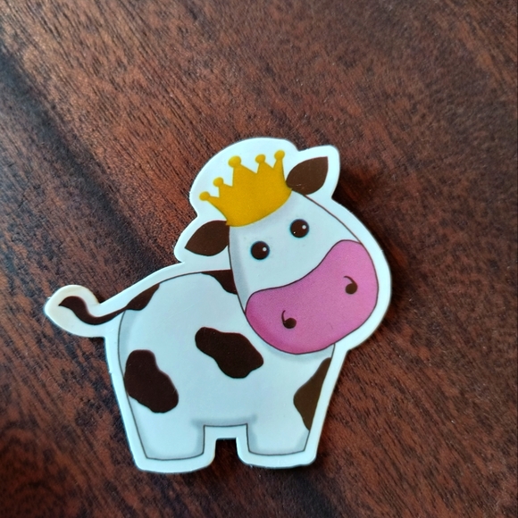 Art | Cute Cow Sticker | Poshmark